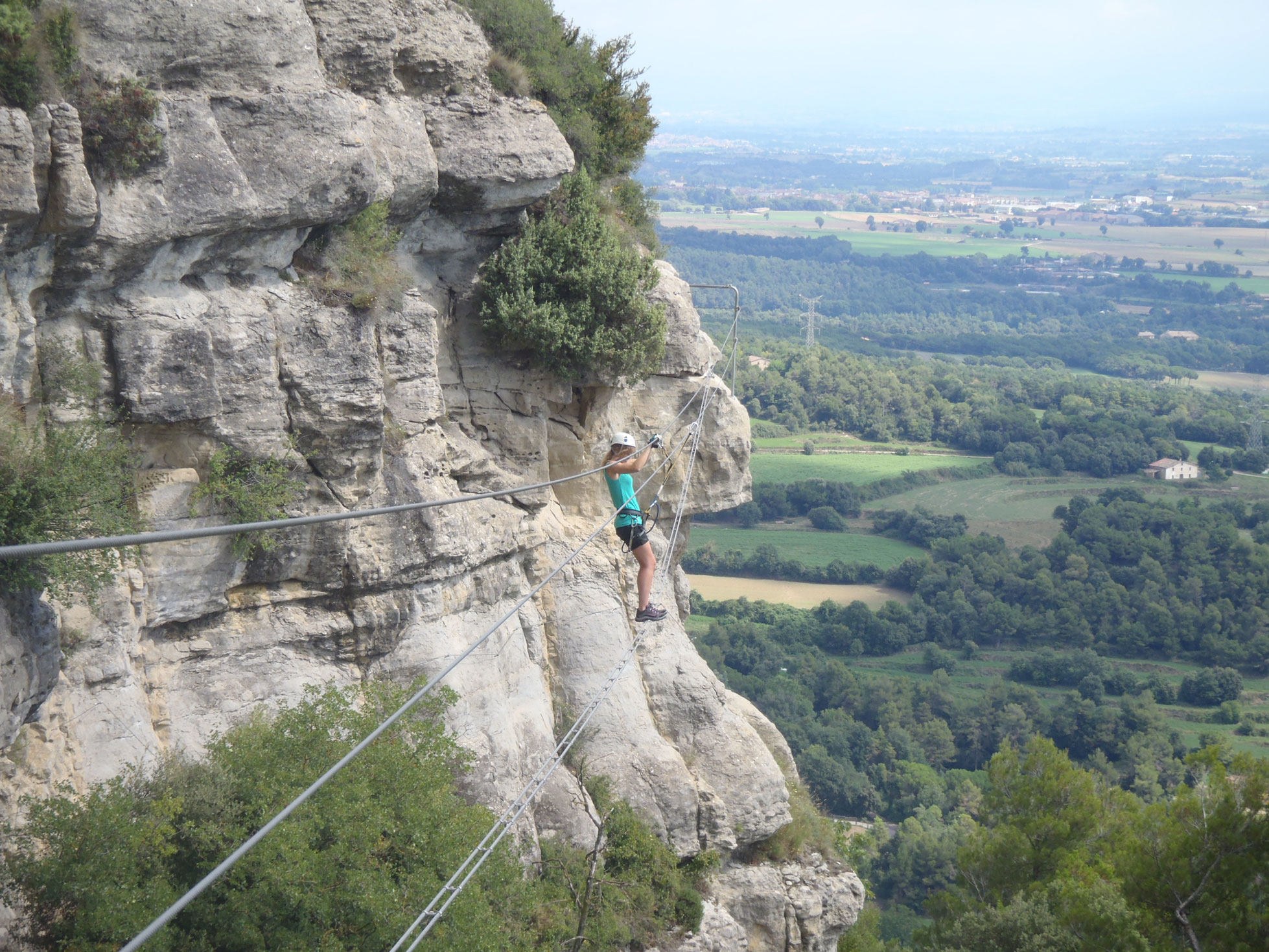 Via Ferrata Baumes Corcades, Centelles - Guies Ama Dablam